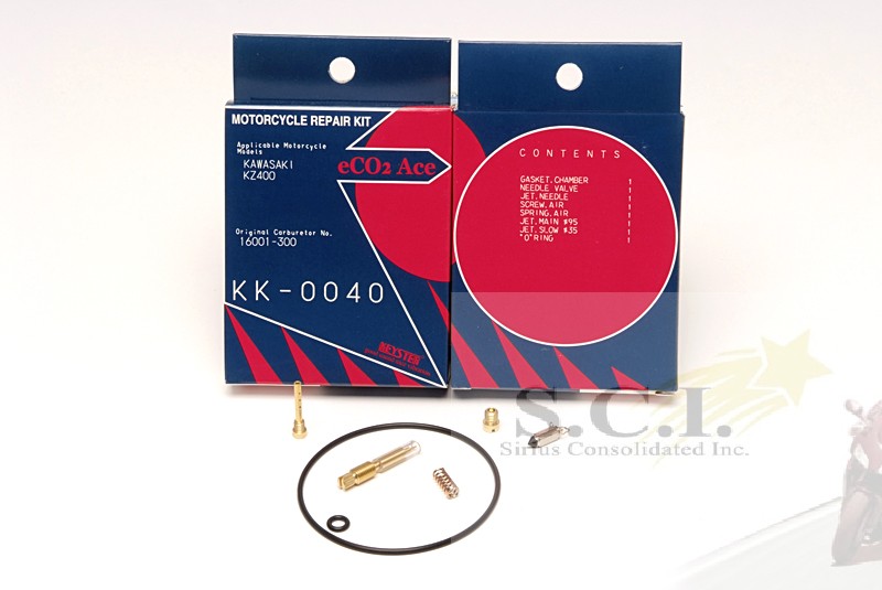 KAWASAKI KZ400 KEYSTER CARBURETOR REBUILD REPAIR KIT For OEM CARBS ...