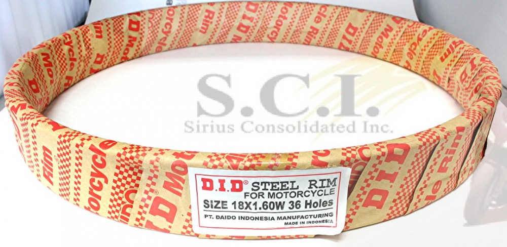HONDA D.I.D. 1.60X18 FRONT RIM