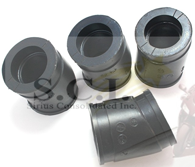 HONDA CARB INTAKE BOOTS MANIFOLDS - SET OF FOUR