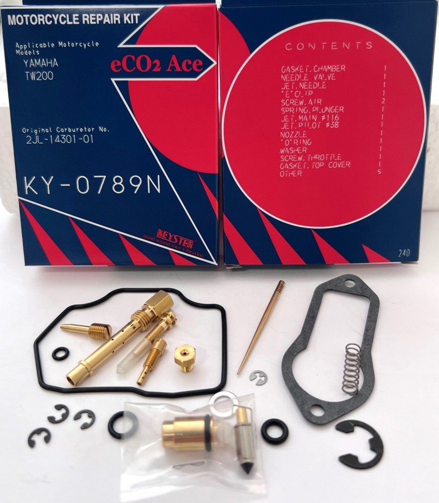 YAMAHA TW200 TRAILWAY 1987 - 2000 KEYSTER CARBURETOR REBUILD REPAIR KIT ...