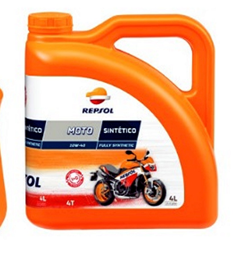 Repsol MOTO SINTETICO 4T 10W40 4 Liters FULL SYNTHETIC