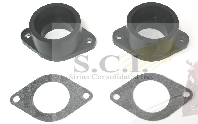 KAWASAKI CARB INTAKE MANIFOLD BOOTS INSULATORS + GASKETS