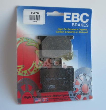 EBC FRONT BRAKE PADS - FA70