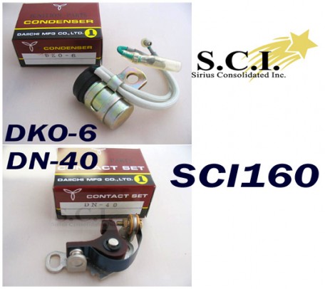 HONDA CB160 CA160 CL160 TUNE UP KIT POINTS CONDENSOR