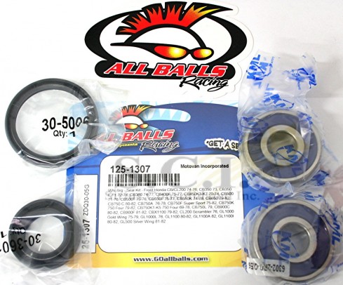 HONDA ALL BALLS FRONT WHEEL BEARING AND SEAL KIT