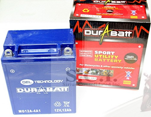 DURABATT NANOTECHNOLOGY GEL POWER SPORTS BATTERY